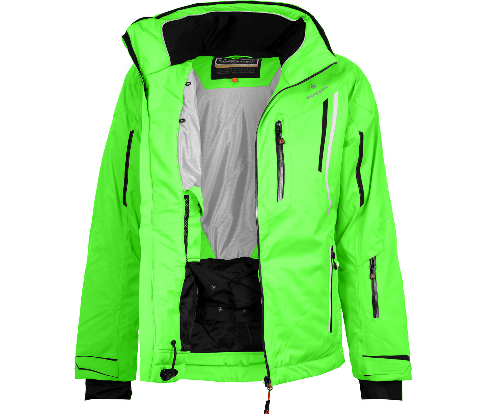 Bergson RILEY | Karlar skíðajakki, vattering, 20.000mm vatnsheldni ...